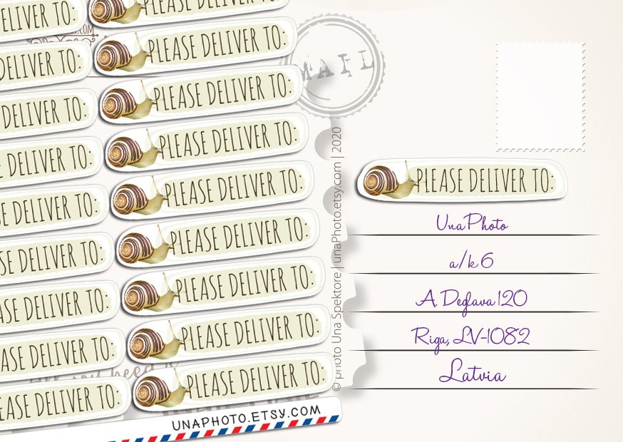 Snail Mail Stickers: Weatherproof Postcard and Envelope Seals for ...