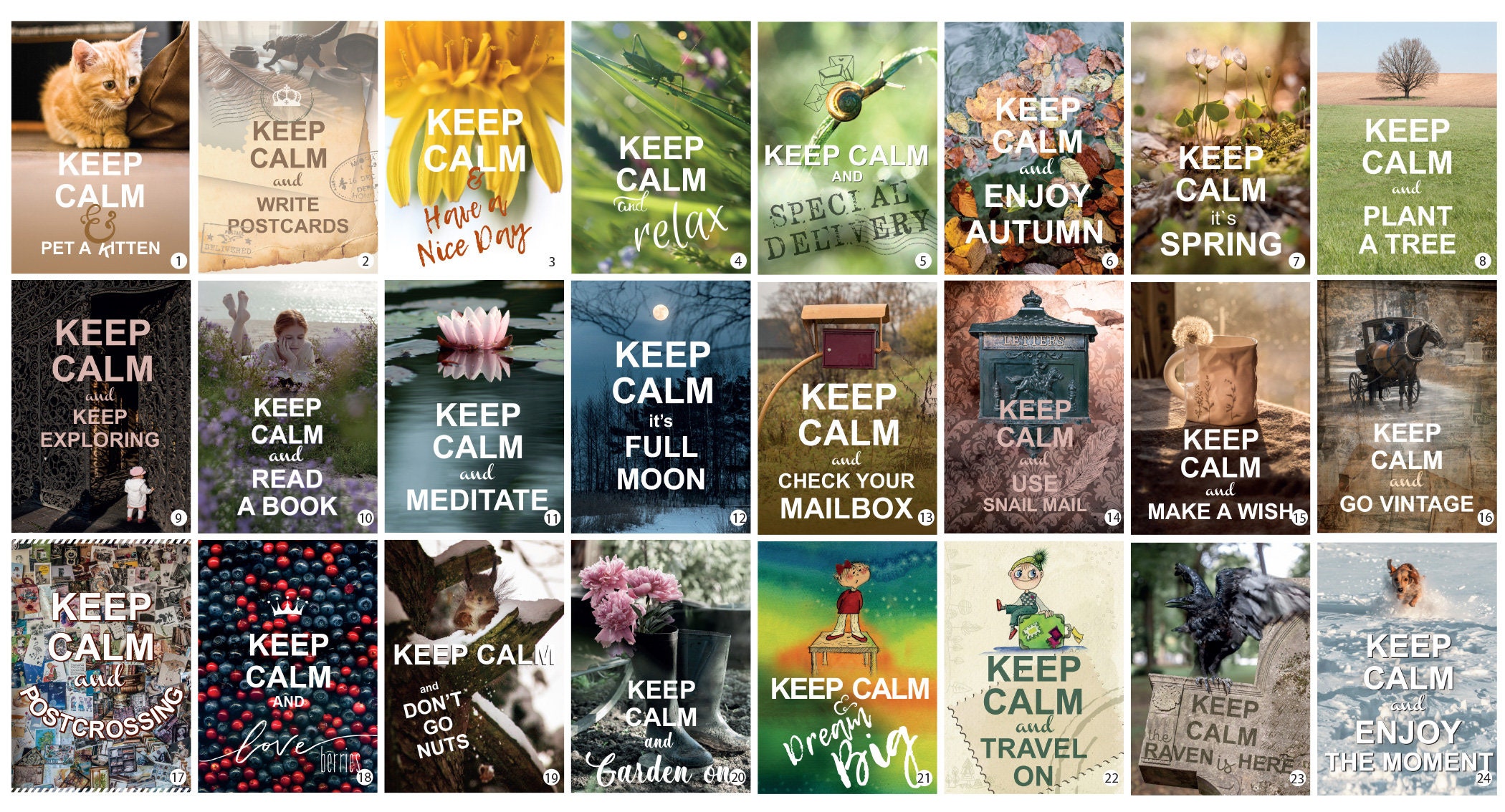 Keep Calm Collage Wallpaper