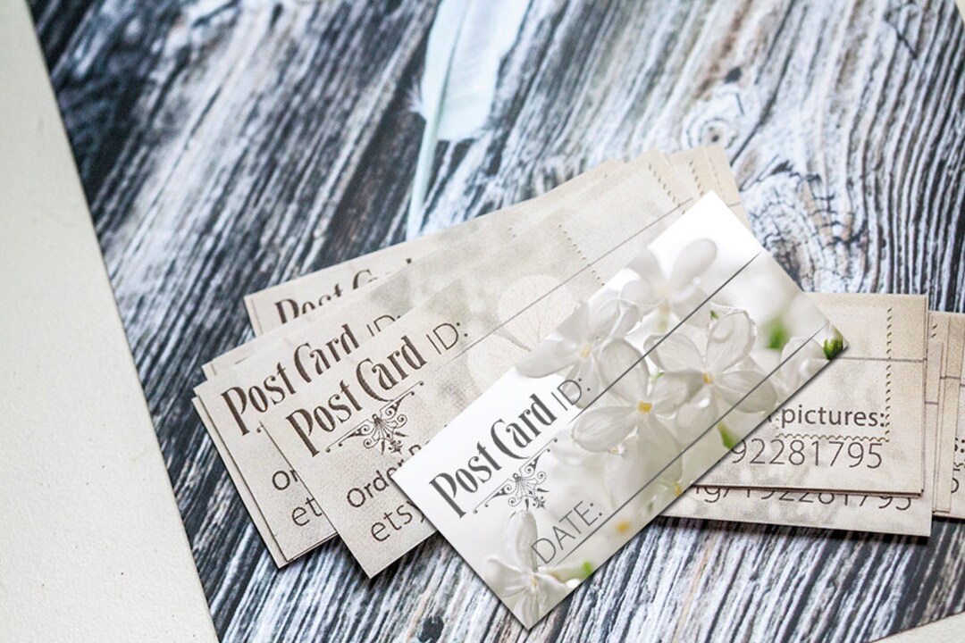 Custom Postcard ID Stickers Postcard Stickers for Mailers or - Etsy