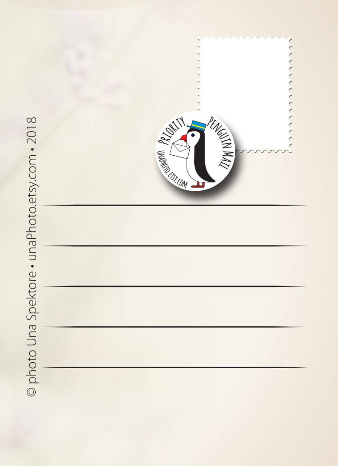 Penguin Mail Stickers: Postcrossing Set of 10 - Etsy