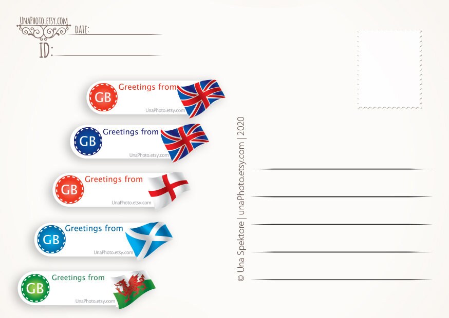 ID Flag Stickers for Postcrossing. Any Country Set of 20 or More - Etsy