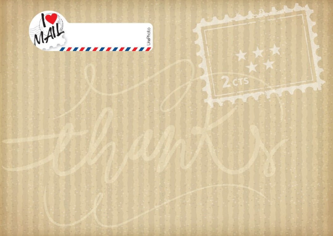 Set of 8 - I Love MAIL - Postcard ID Stickers for Postcrossing Fans - Etsy