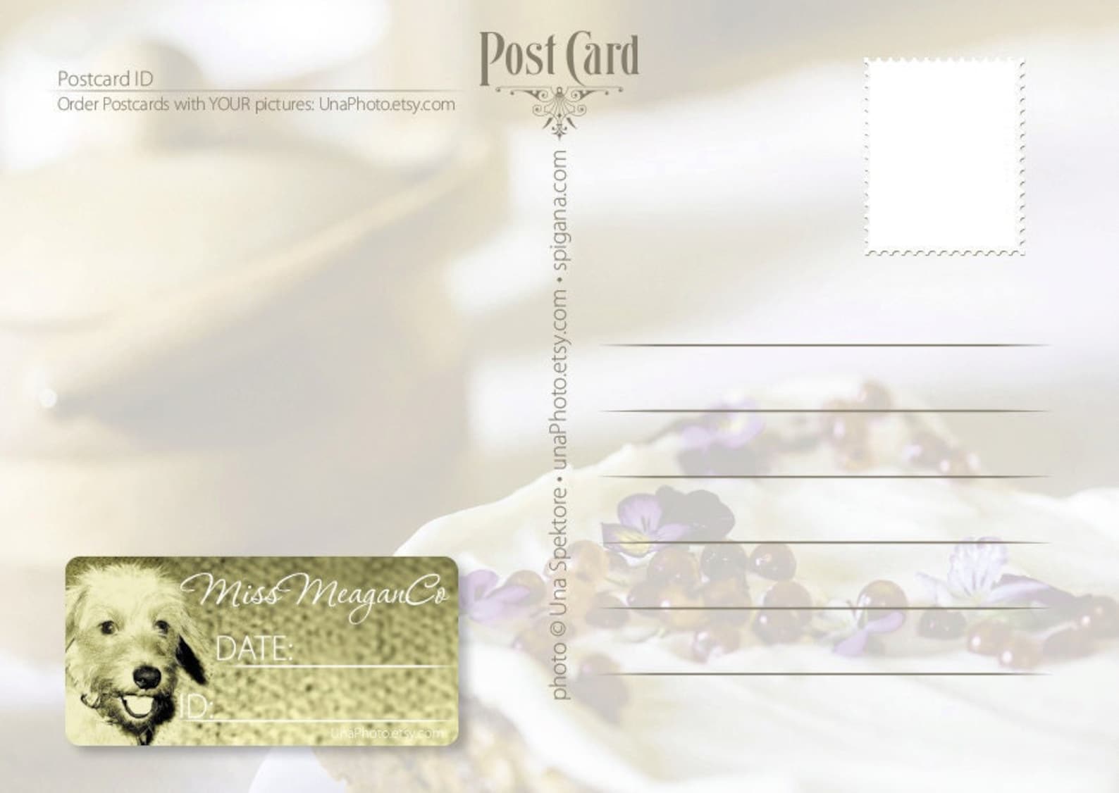 Custom Postcard ID Stickers Postcard Stickers for Mailers or - Etsy