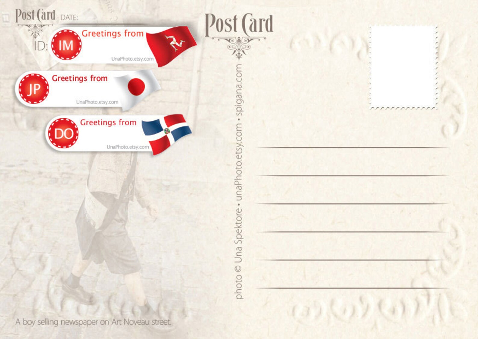 ID Flag Stickers for Postcrossing. Any Country Minimum Set of - Etsy