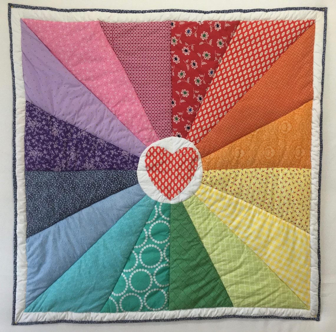 Rainbow Quilt Pattern - Etsy