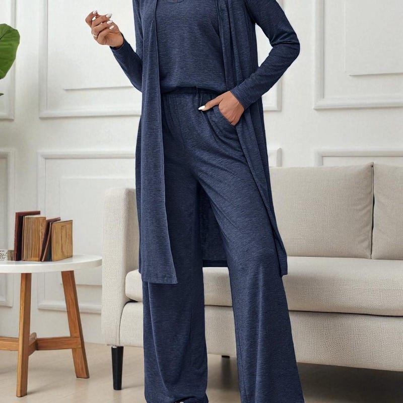 3 Piece Cardigan Set Women - Etsy