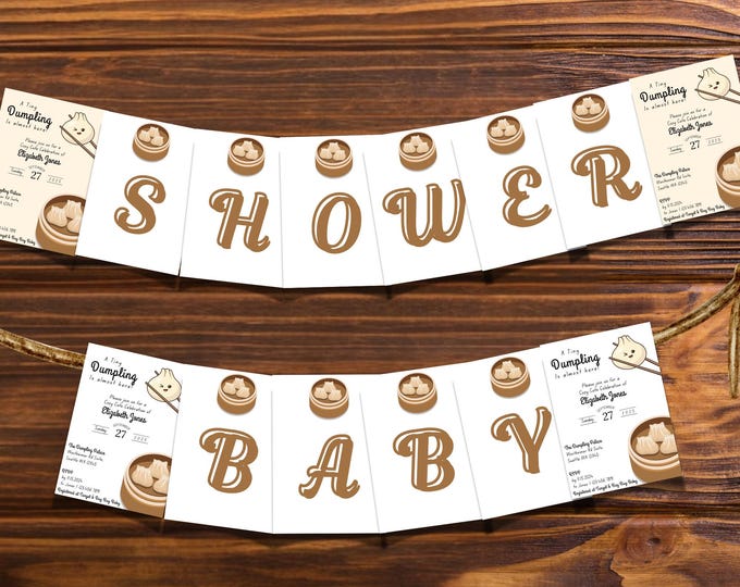 DIY Dumpling Balloons, Dumpling Birthday Theme, Dumpling Theme Baby ...