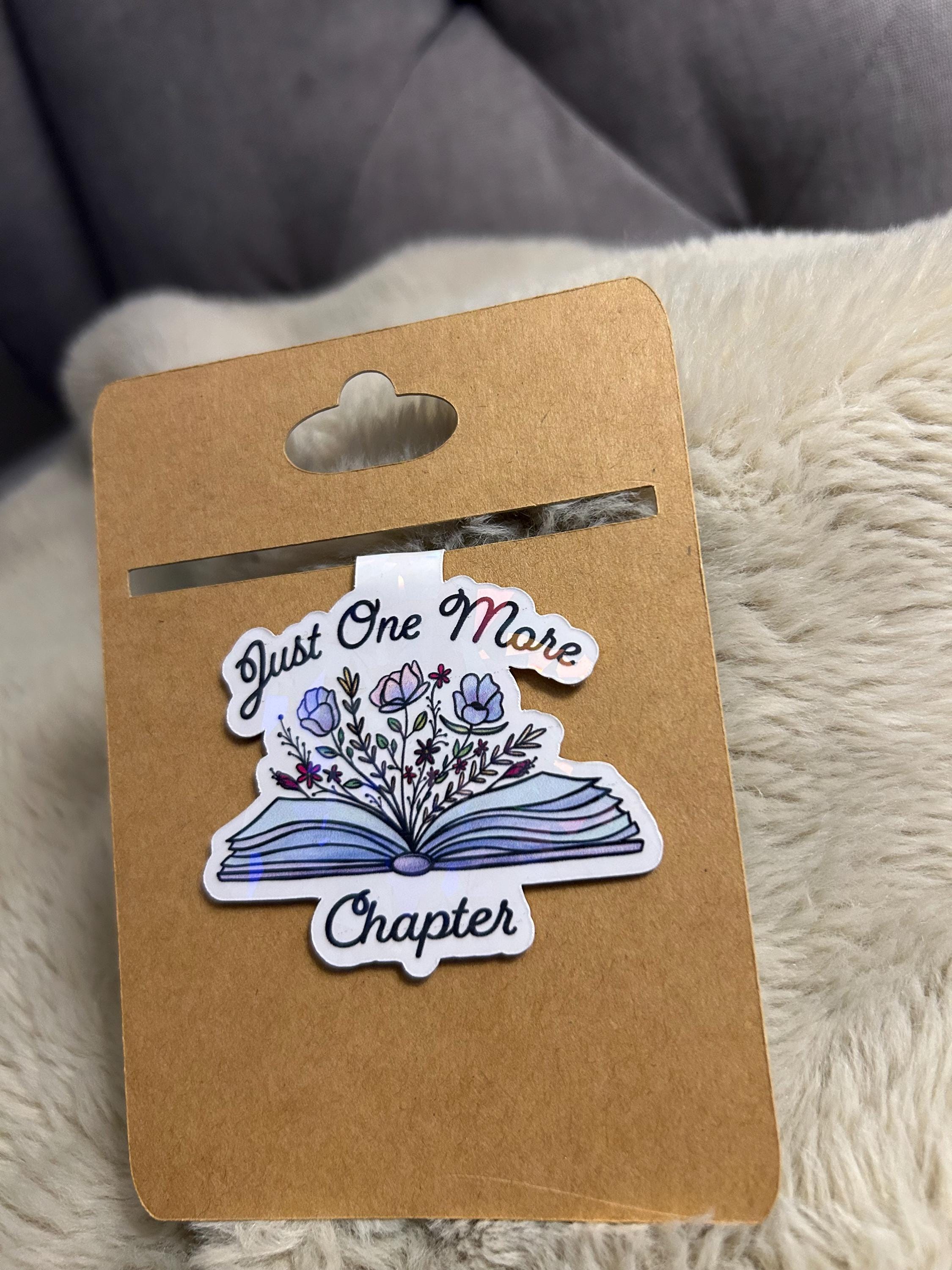 Just One More Chapter Magnetic Bookmark - Etsy