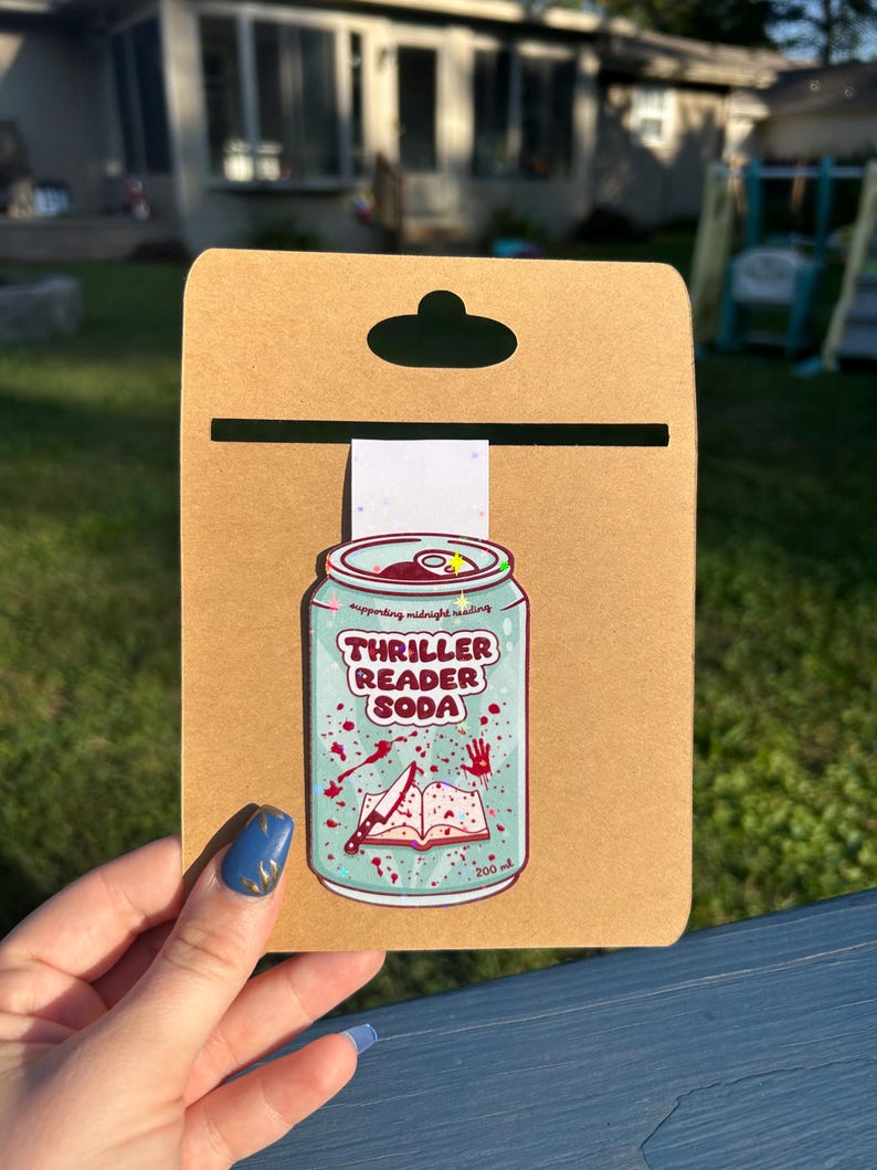Reader Soda Magnetic Bookmark - Etsy