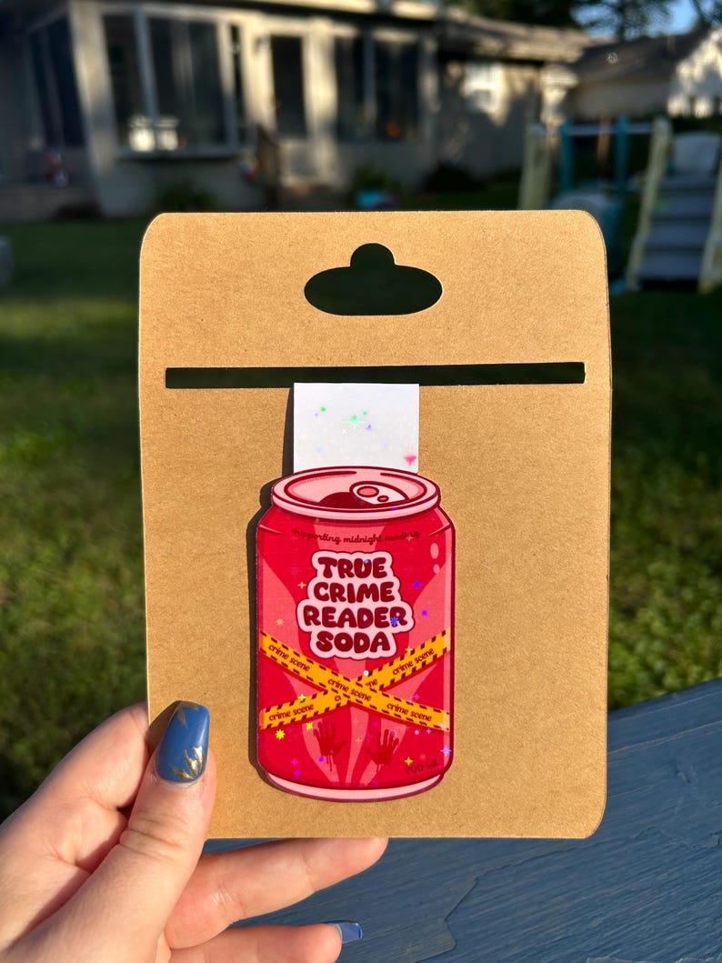 Reader Soda Magnetic Bookmark - Etsy