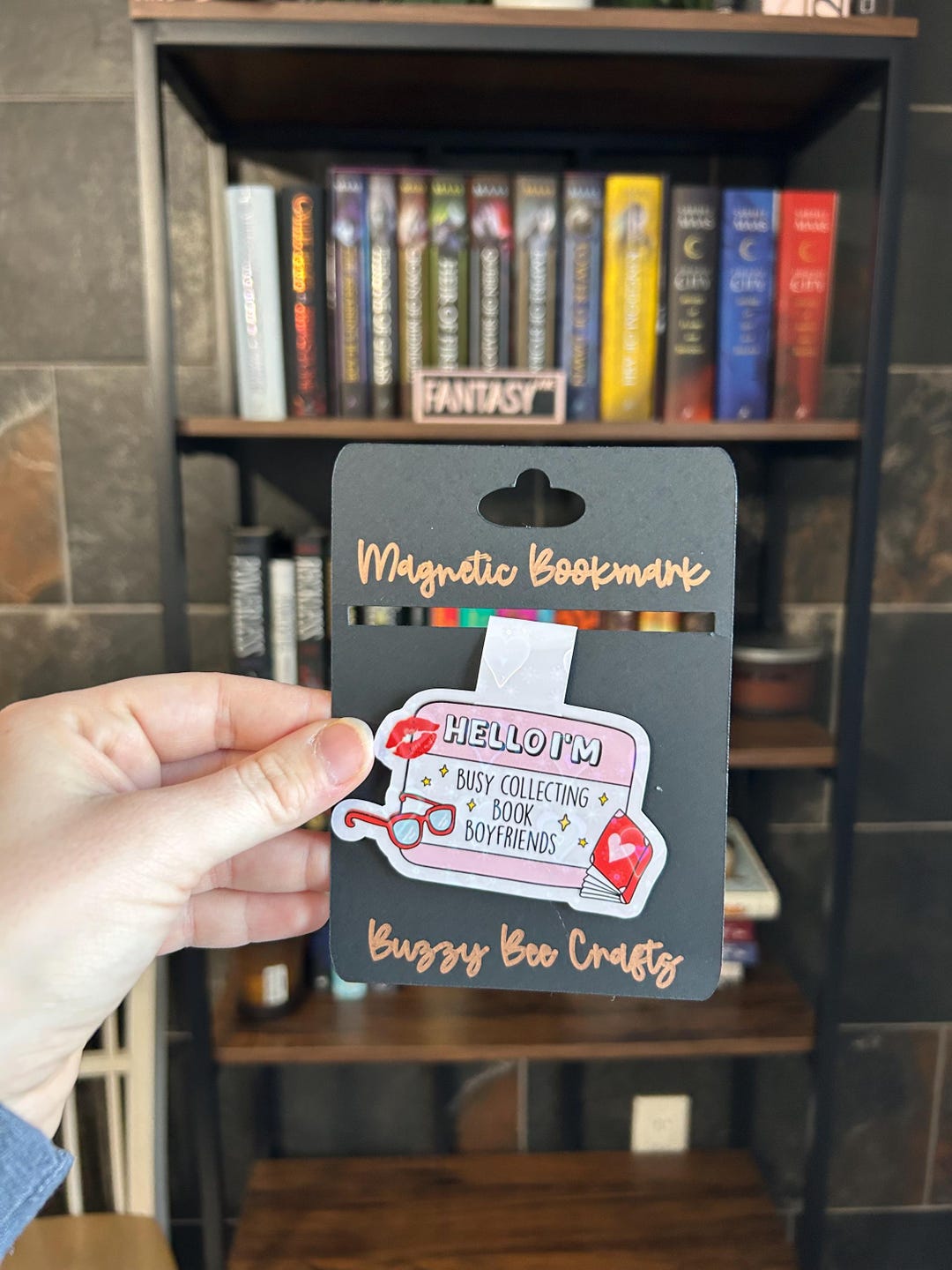 Busy Collecting Book Boyfriends Magnetic Bookmark - Etsy
