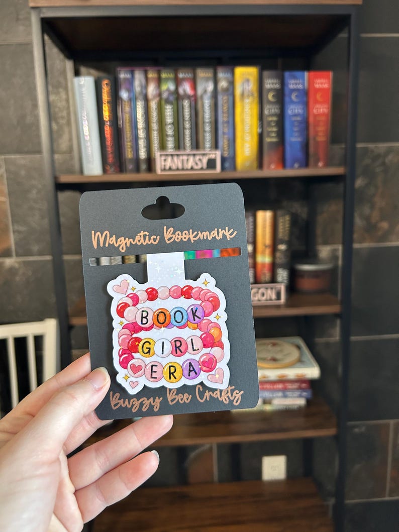 Book Girl Era Bracelet Magnetic Bookmark - Etsy