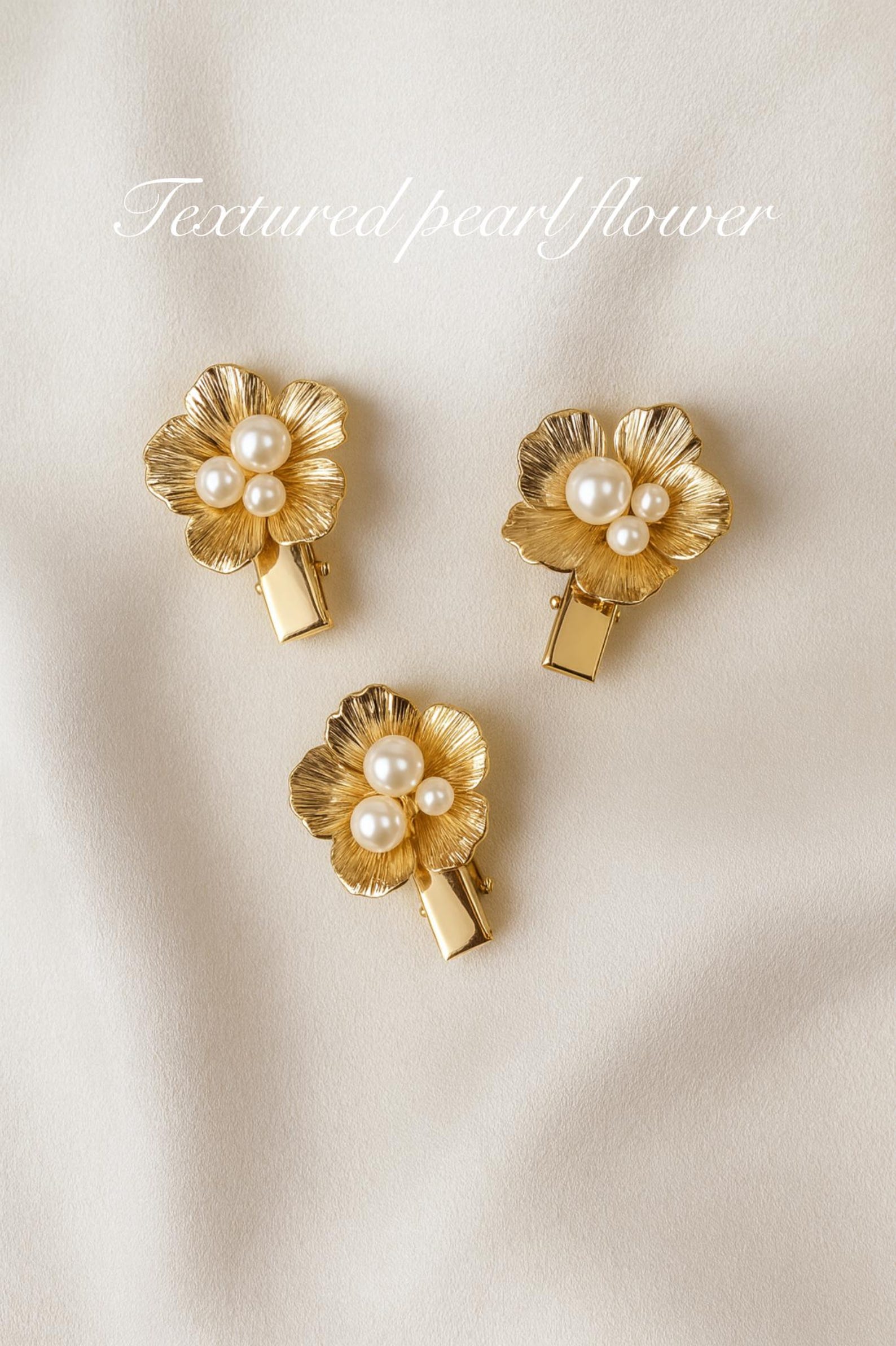Gold Pearl Hair Clips – Elegant Wedding Hair Flowers for Brides and ...