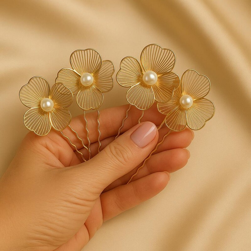 Flower Hair Clips - Etsy