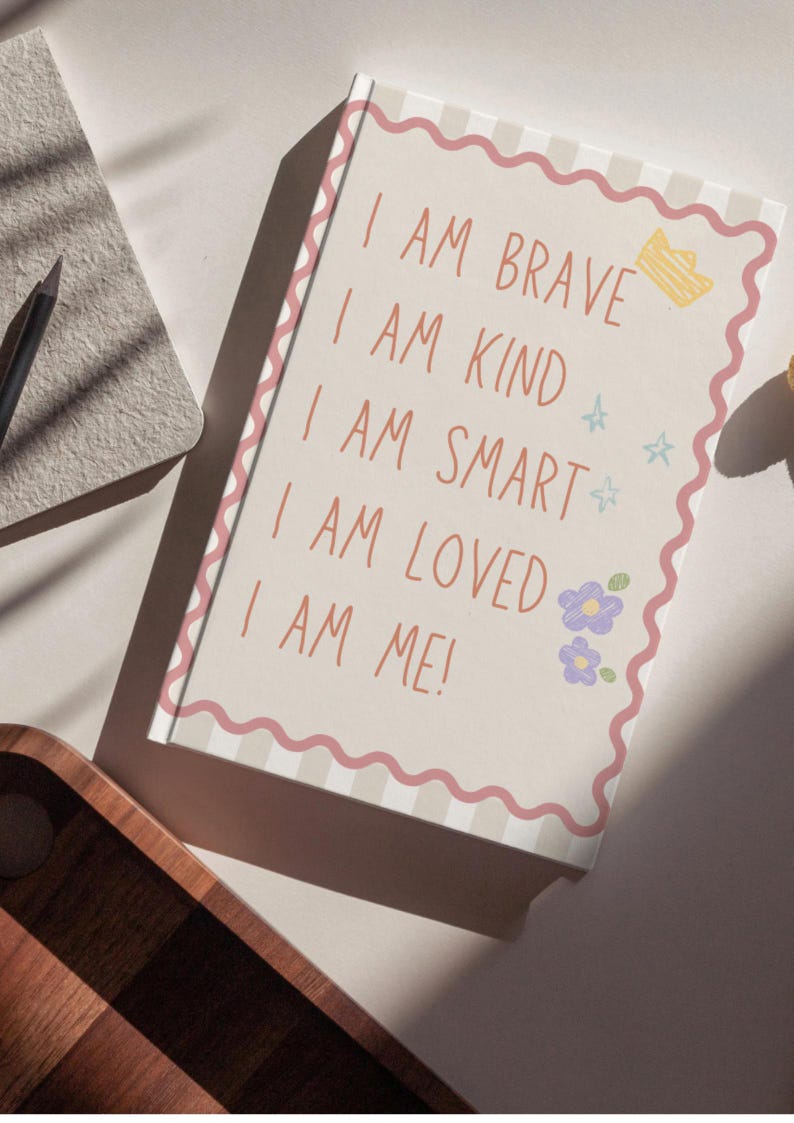 Editable Kids Affirmation Poster | Personalised Girl’s Name Print ...