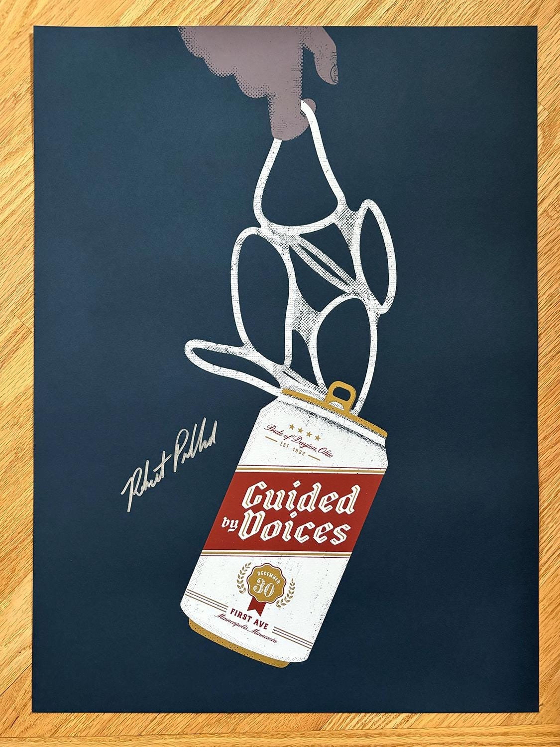 Autographed Guided by Voices Gig Poster (2018) - Etsy
