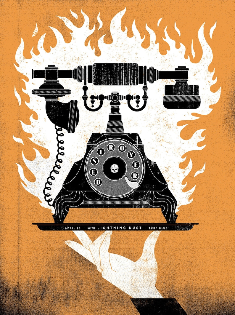 Destroyer Gig Poster 2024 - Etsy