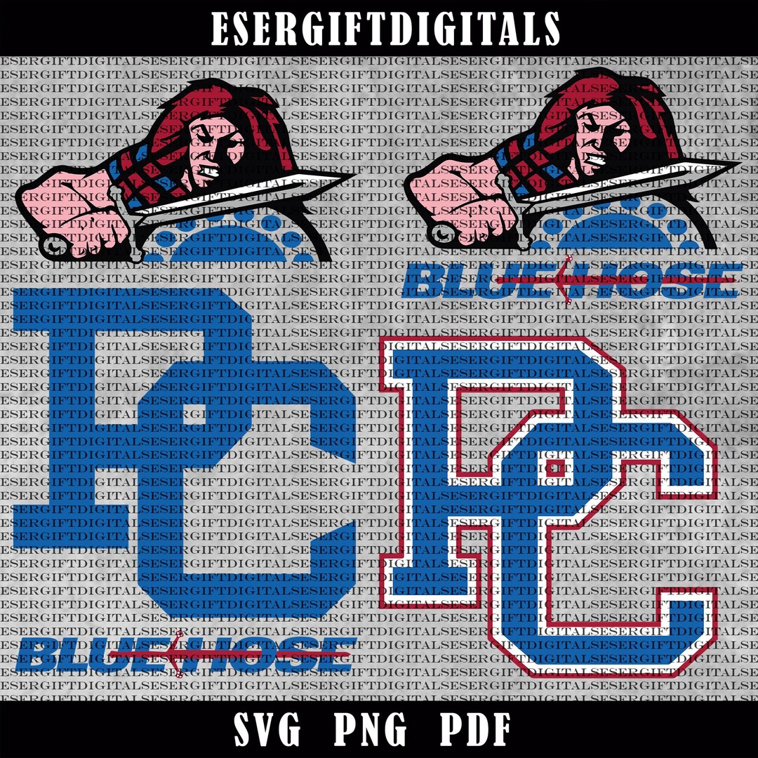 Layered Presbyterian University SVG, Football, Cricut, Blue Hose SVG ...