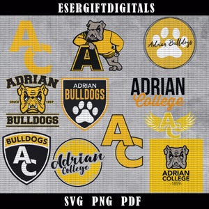 Adrian College Bulldogs Svg - Etsy
