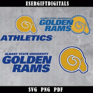 Layered Albany State University SVG, Cricut, Football, Golden Rams SVG, College, Athletics ...