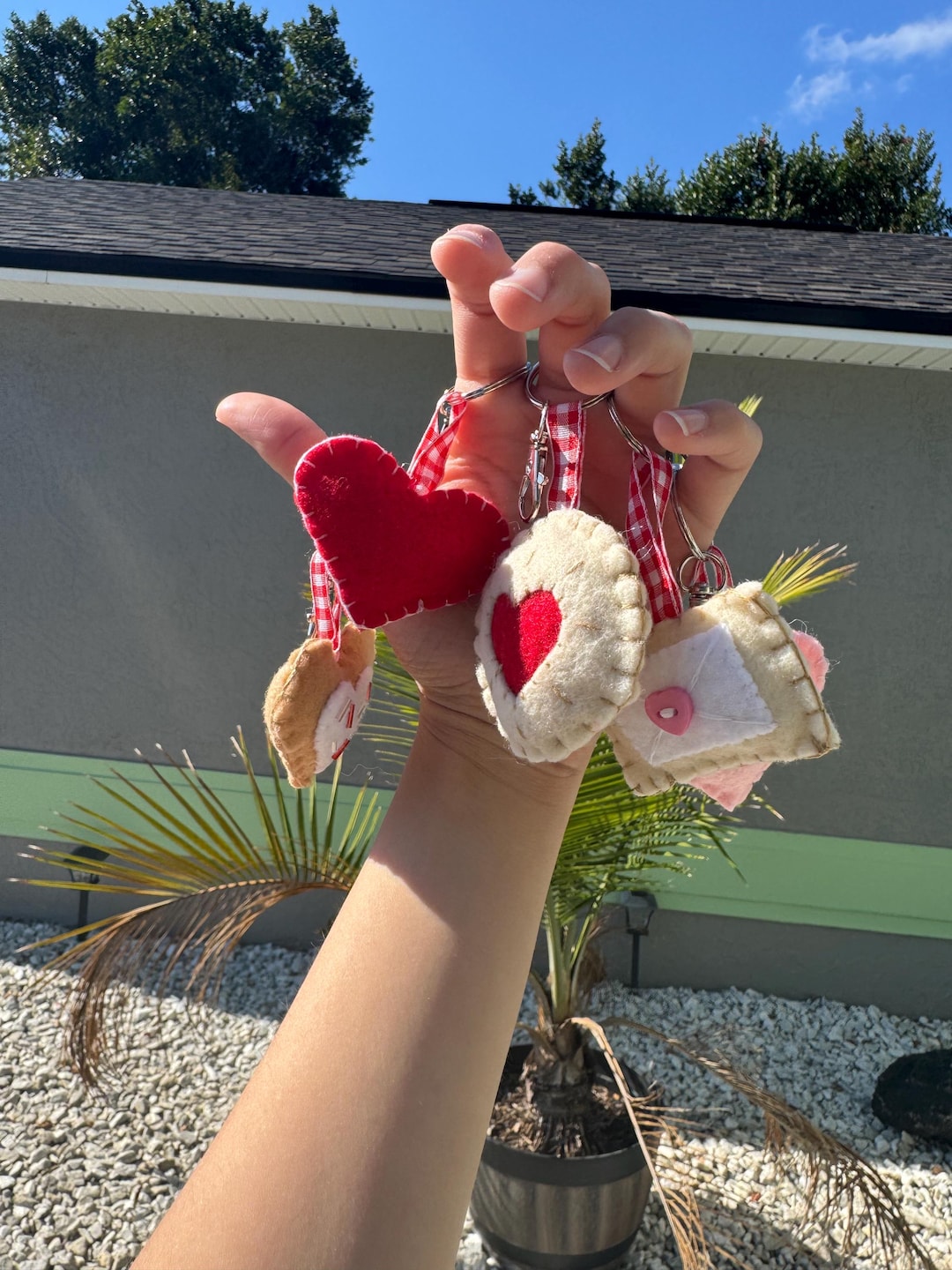 Hand Sewn Felt Heart Keychains – Valentine’s Day Variety Bag Charms - Etsy
