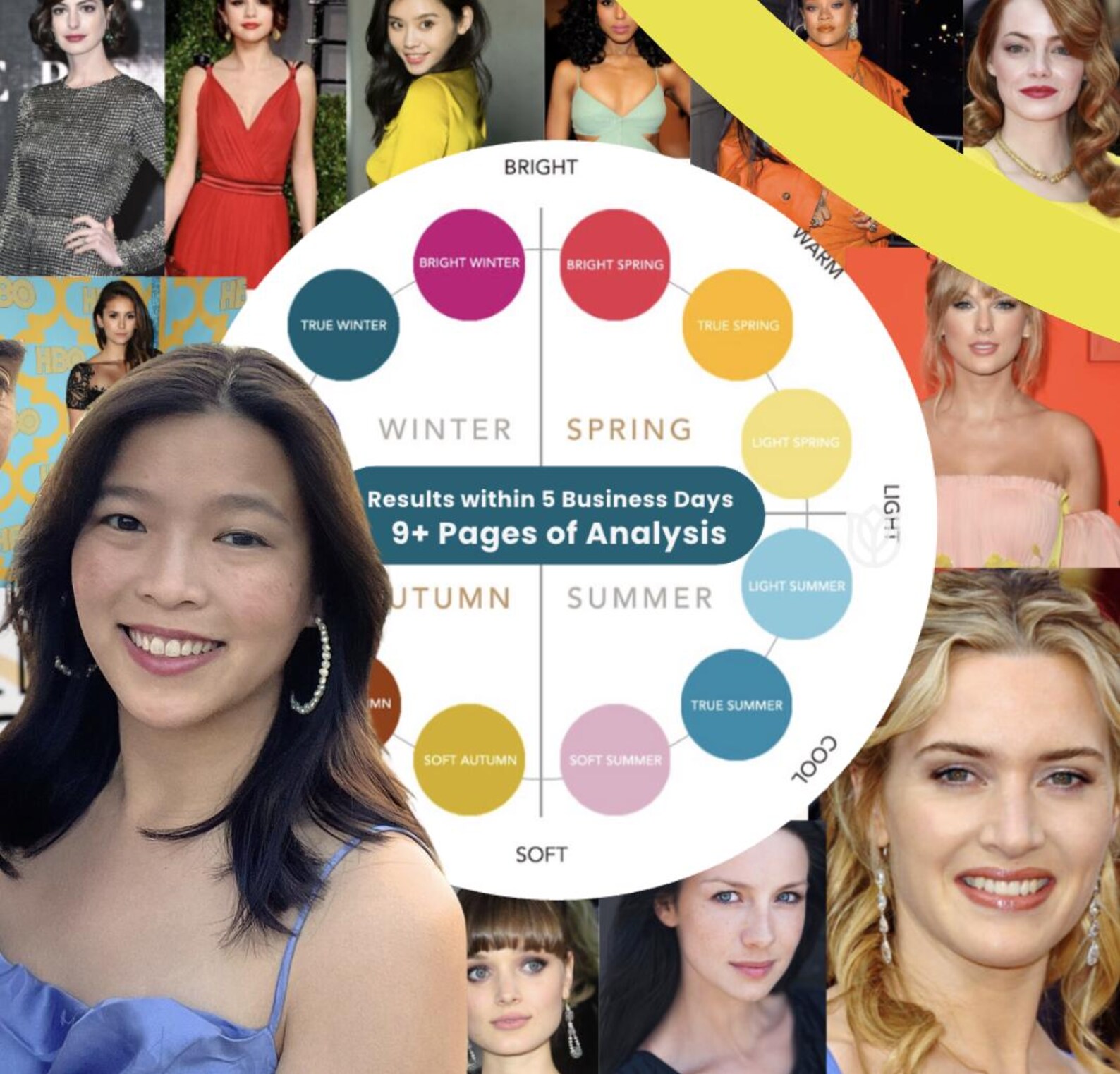 Personalized Color Analysis | Digital Seasonal Palette Review Based on ...