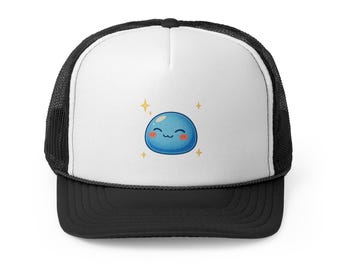 Cute Blue Slime Trucker Cap, Fun Accessories for Kids, Playful Summer ...