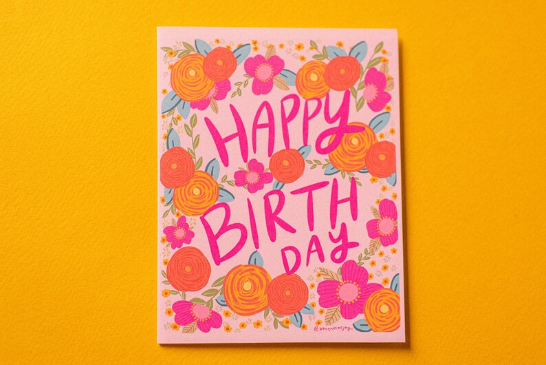 Happy Birthday Funky Card - Etsy