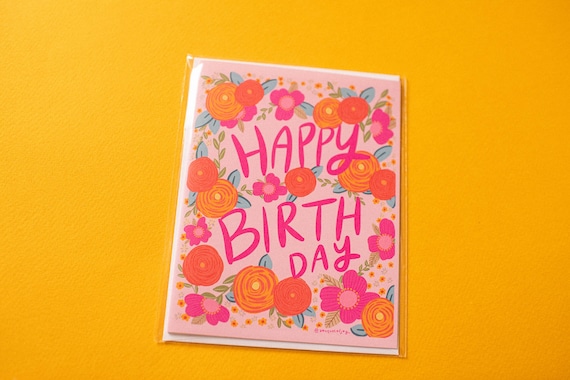 Happy Birthday Funky Card - Etsy
