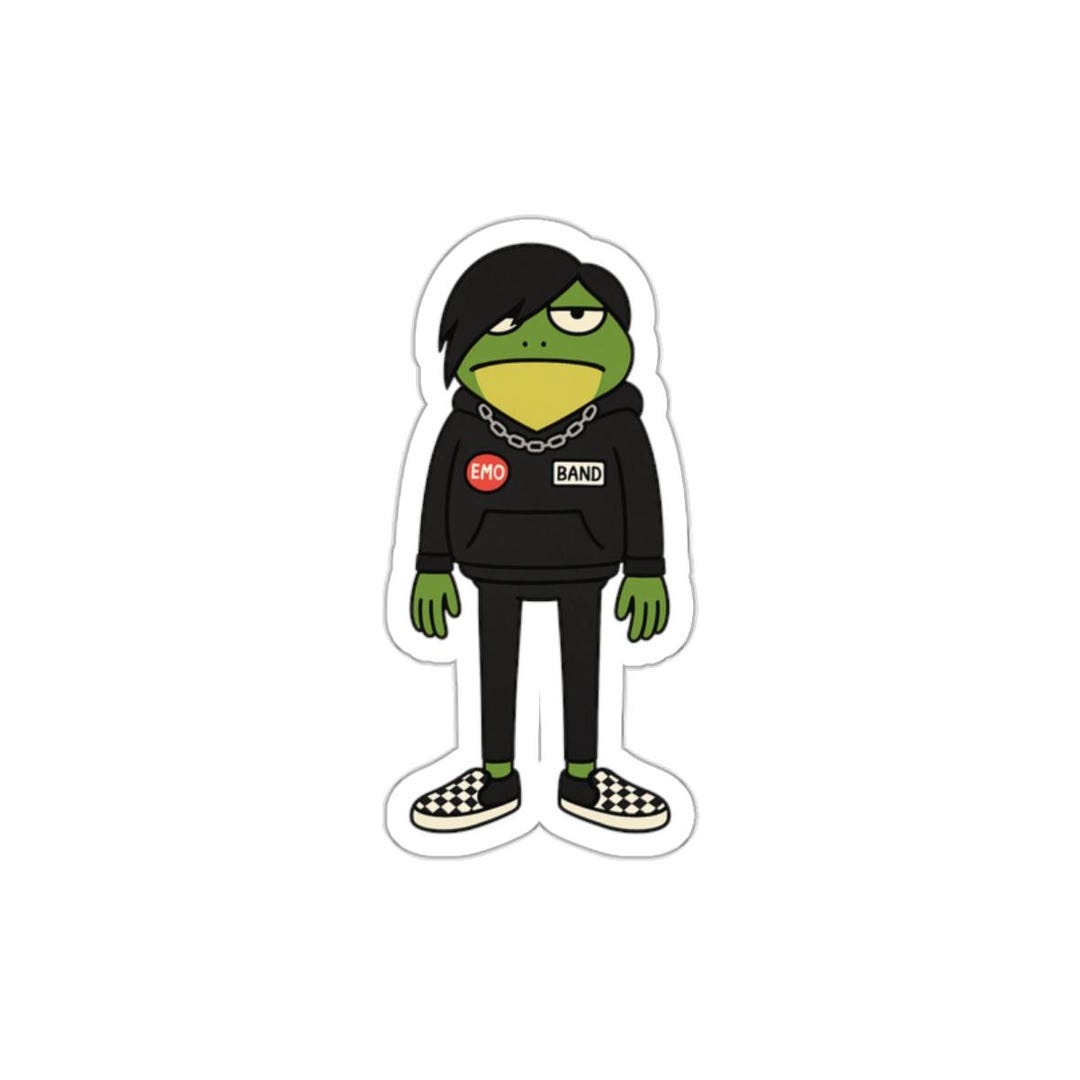 Emo Froge the Frog Decal - Etsy
