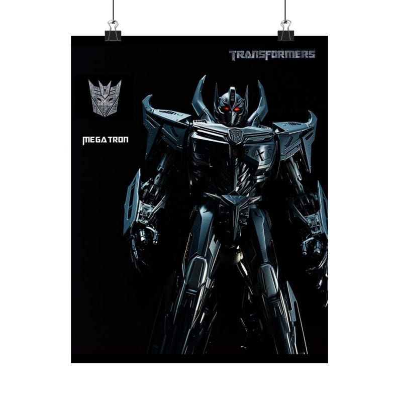 Transformers Megatron Matte Poster, Wall Art, Home Decor, Gift for Fans ...