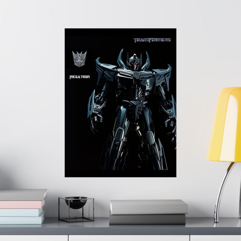Transformers Megatron Matte Poster, Wall Art, Home Decor, Gift for Fans ...