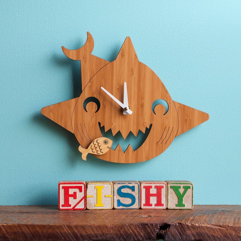 Shark Clocks - Etsy