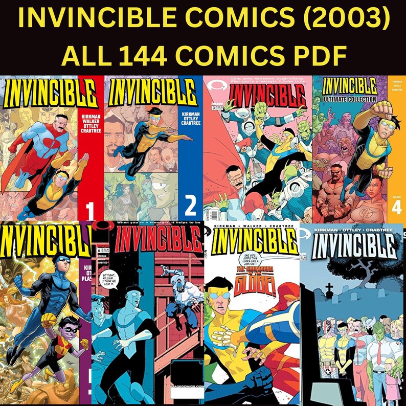Invincible Comics PDF (ALL 144 COMICS) Digital Download - Etsy