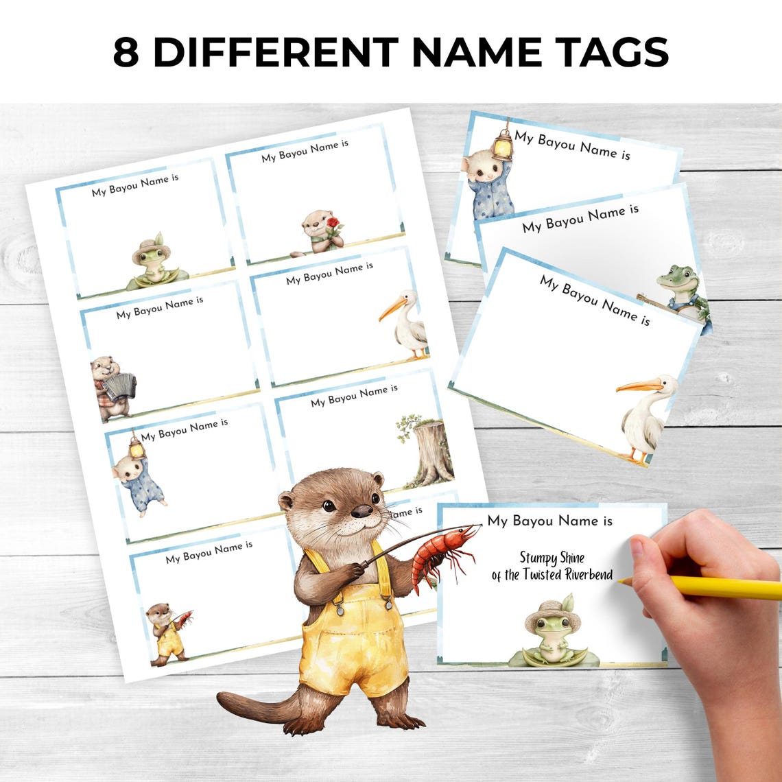 What’s Your Bayou Name? Printable Cajun Party Game for Kids, Funny Name ...