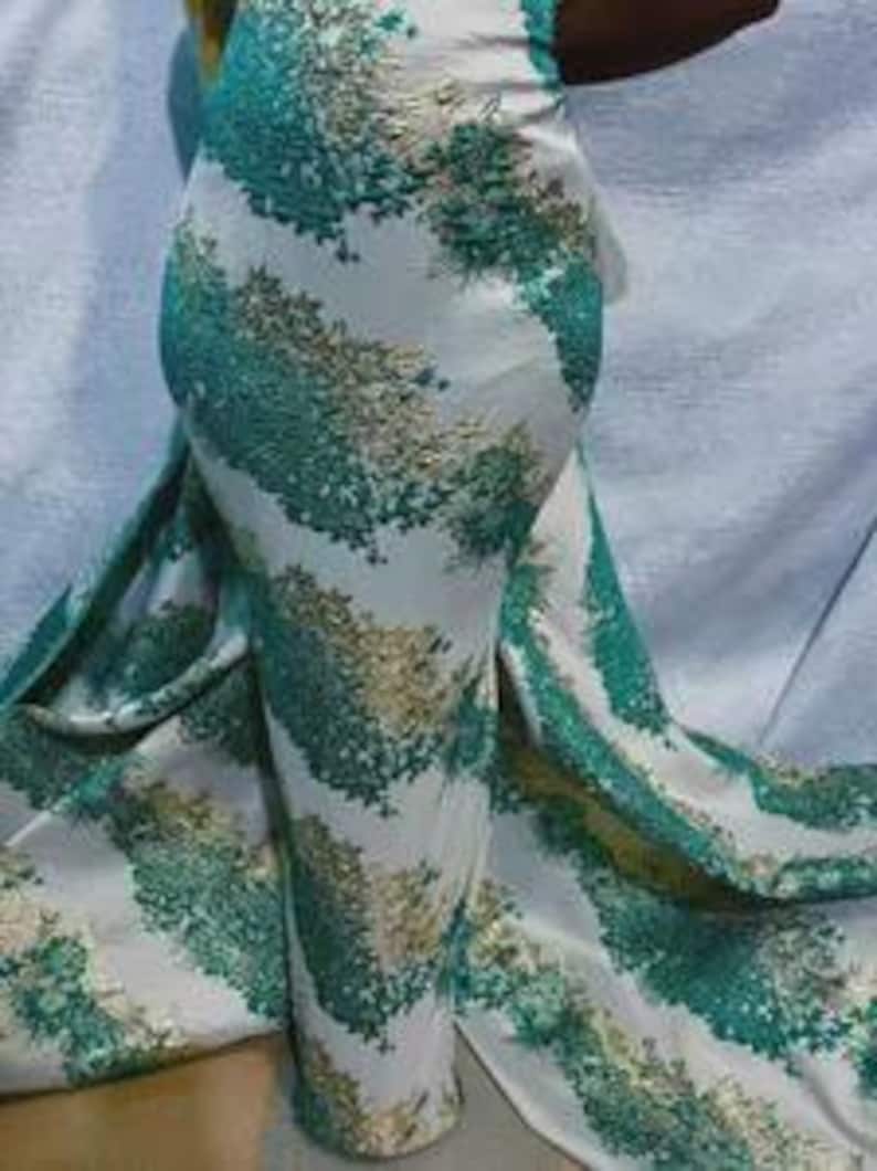 Brocade Corset Top, Mikado Silk Palazzo Pants, Formal Occasion Wear - Etsy
