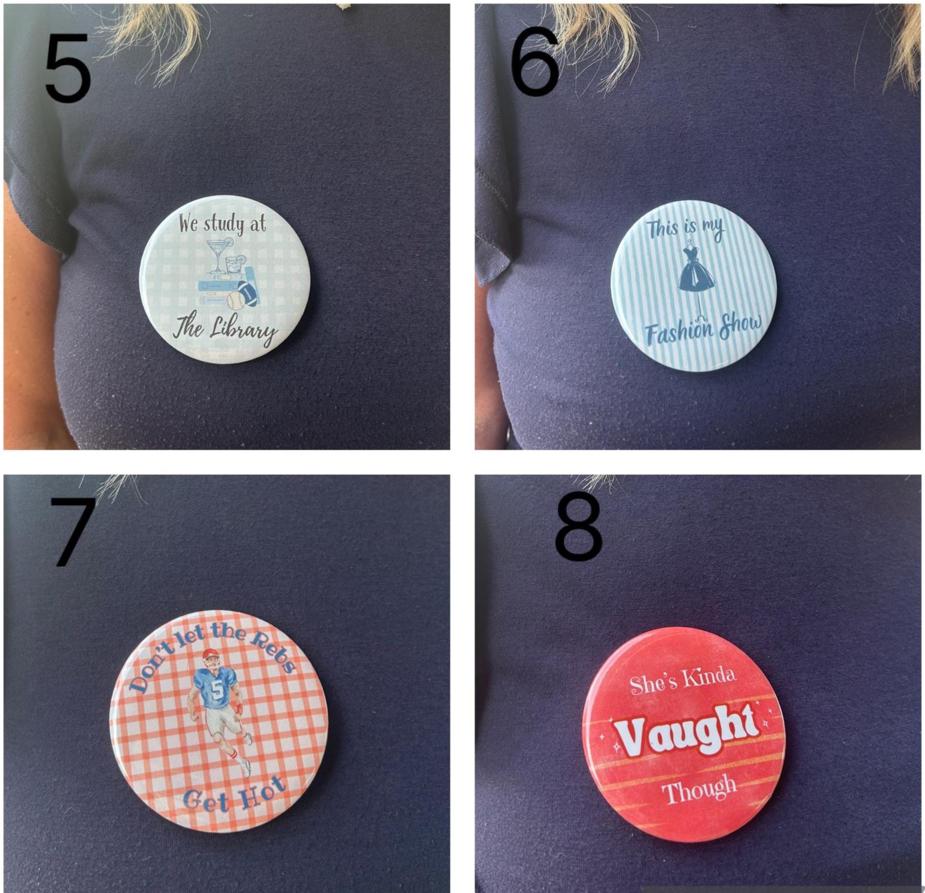 3 In. SEC UM Ole Miss Gameday Buttons - Etsy