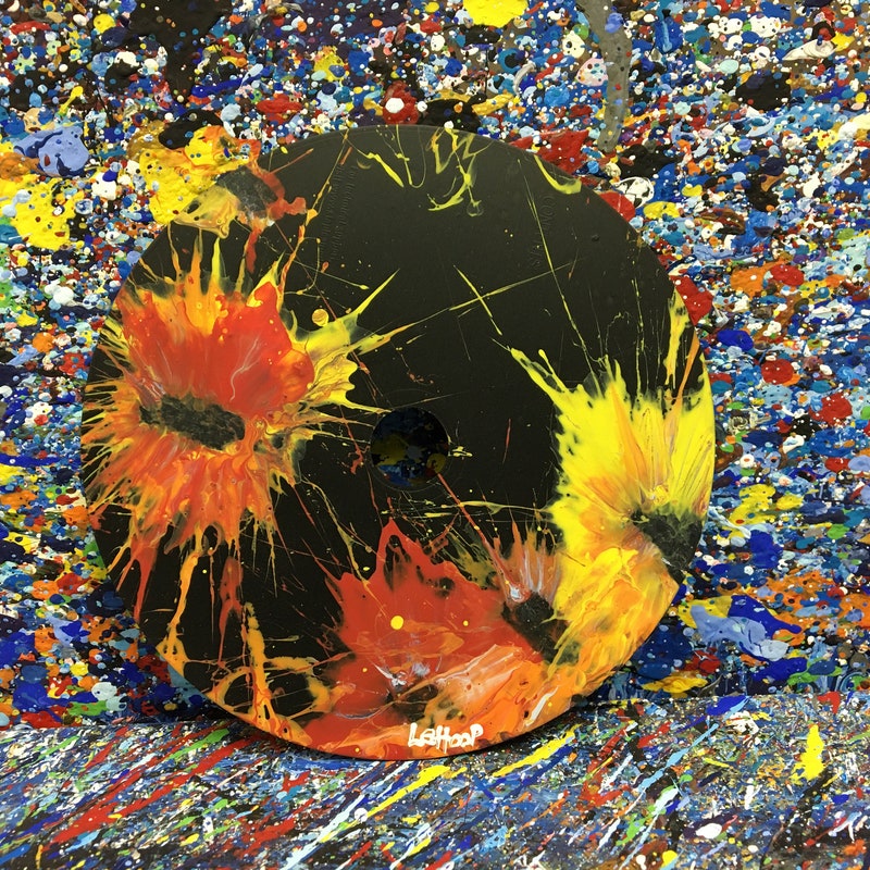 Painted Cd - Etsy