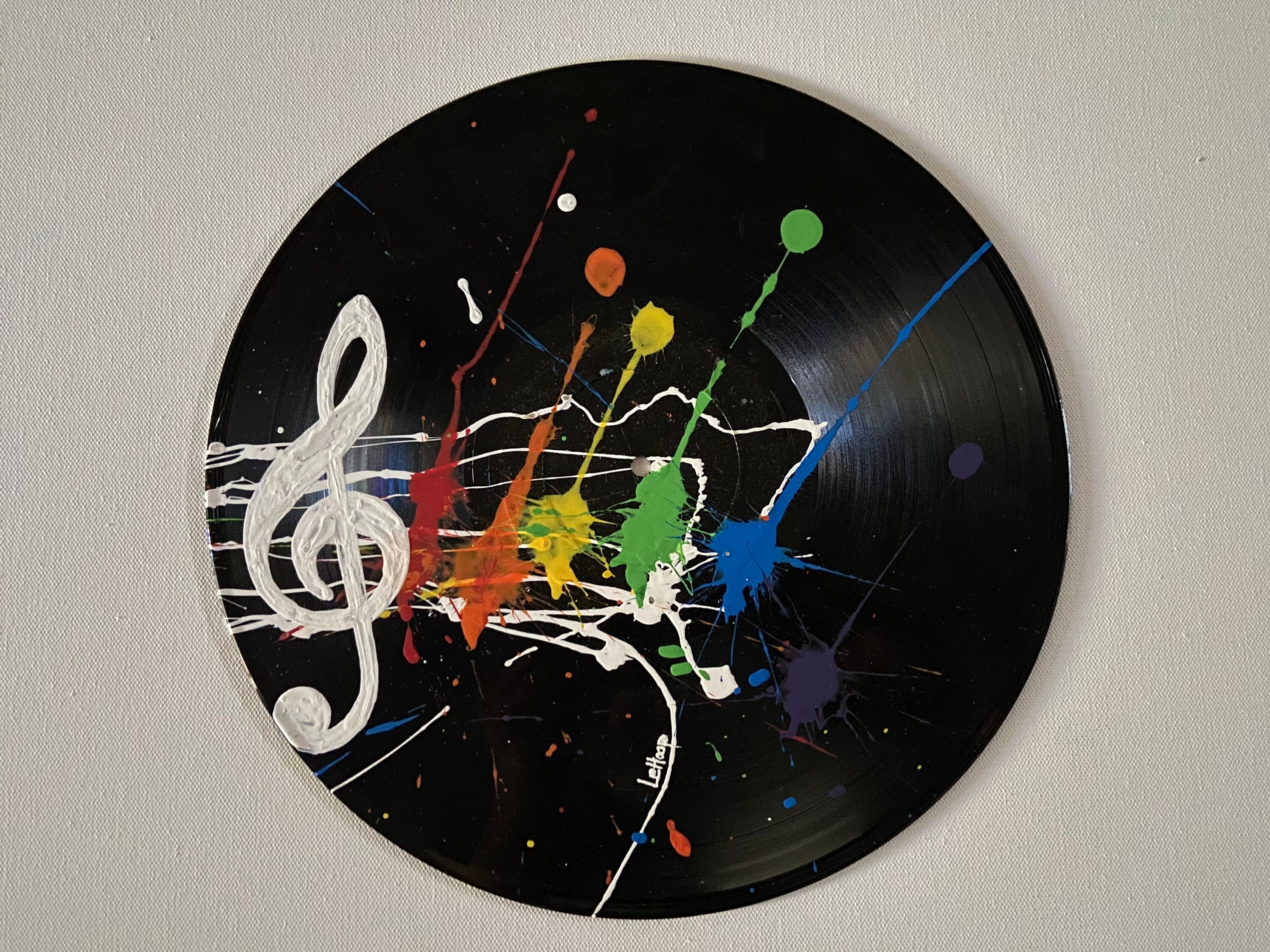 Rainbow Rhythm Treble Clef Rhythm on Vinyl - Etsy