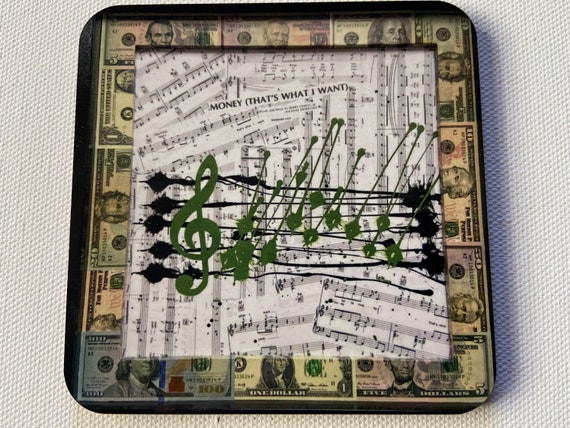 Money Coaster Money thats What I Want - Etsy