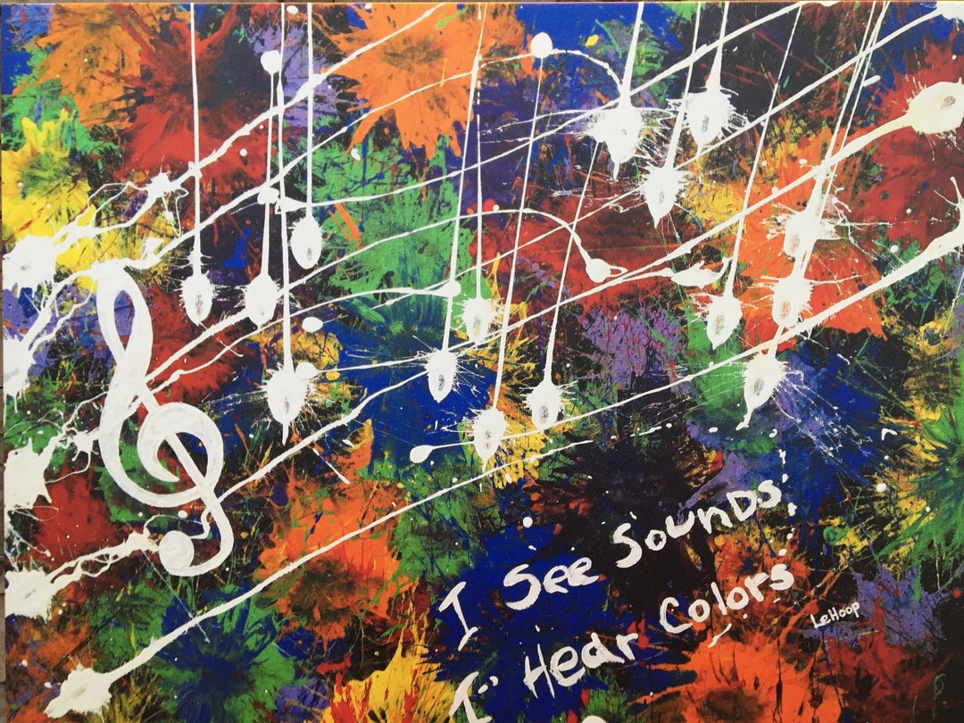 I See Sounds. I Hear Colors. - Etsy