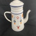 Vintage French Enamelware Coffee Biggin With Deco Design, Country ...