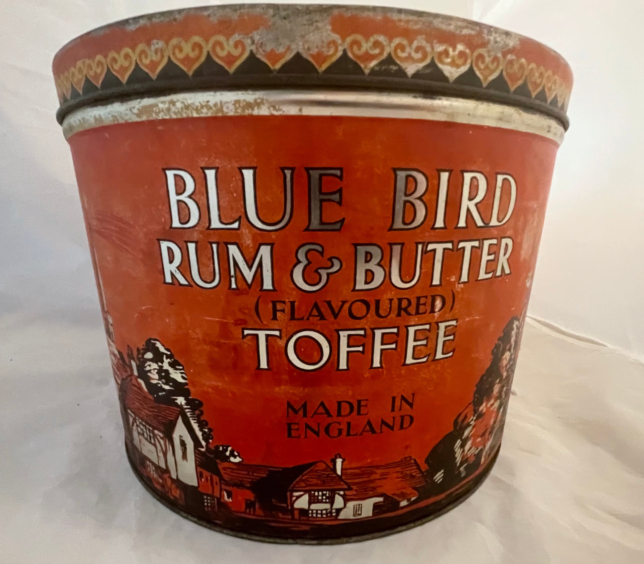 Vintage Huge English "blue Bird" Rum & Butter Toffee Tin - Etsy UK