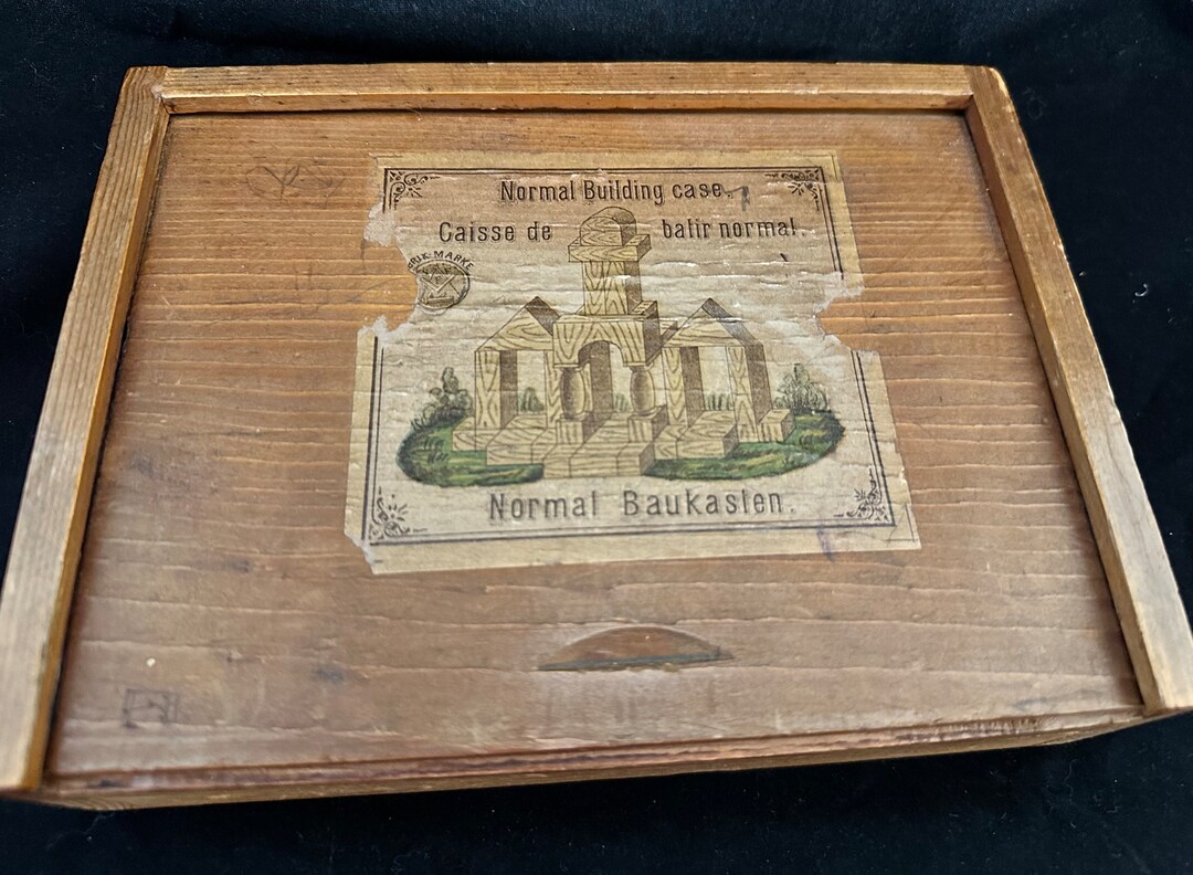 Vintage German "normal Baukasten" Children's Building Blocks ...