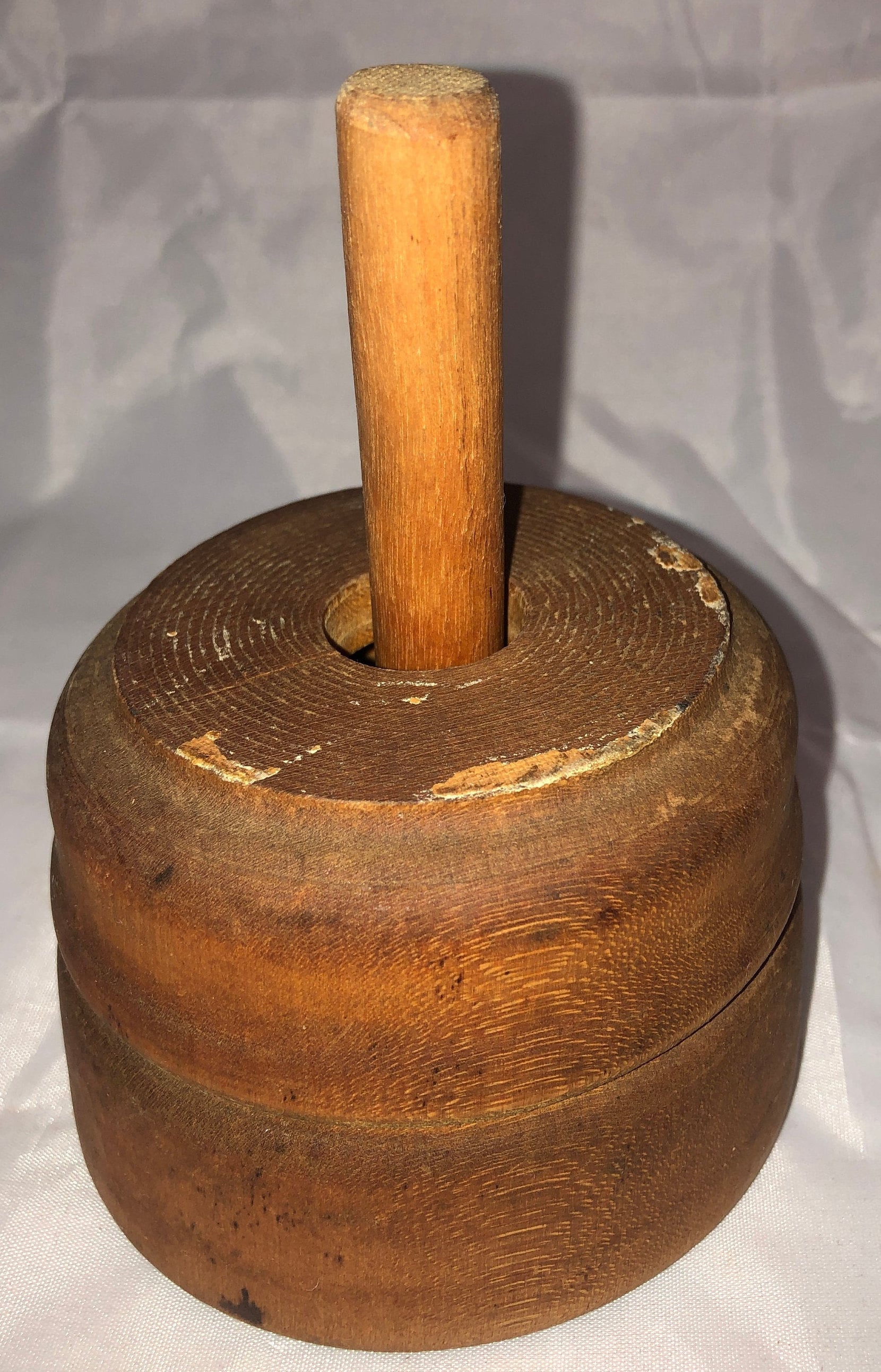 Antique Wooden Farmhouse Butter Mold With Leaf Impressions Farmhouse ...