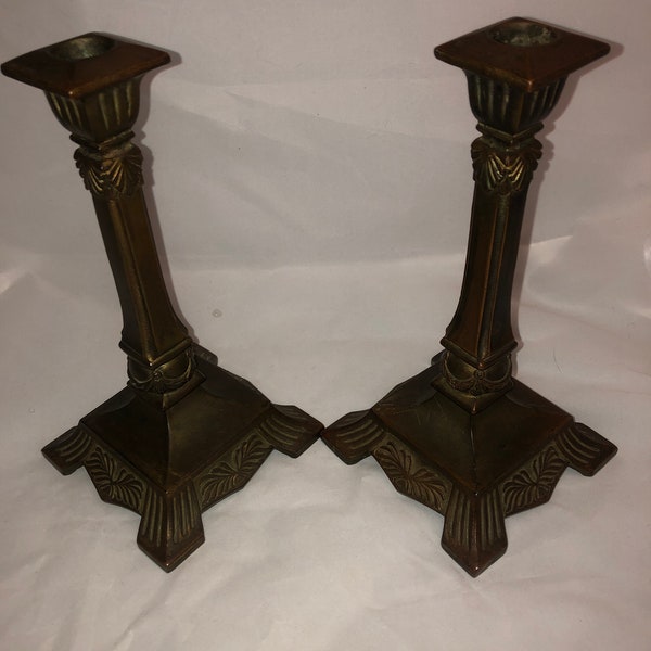 Iron Candlesticks - Etsy