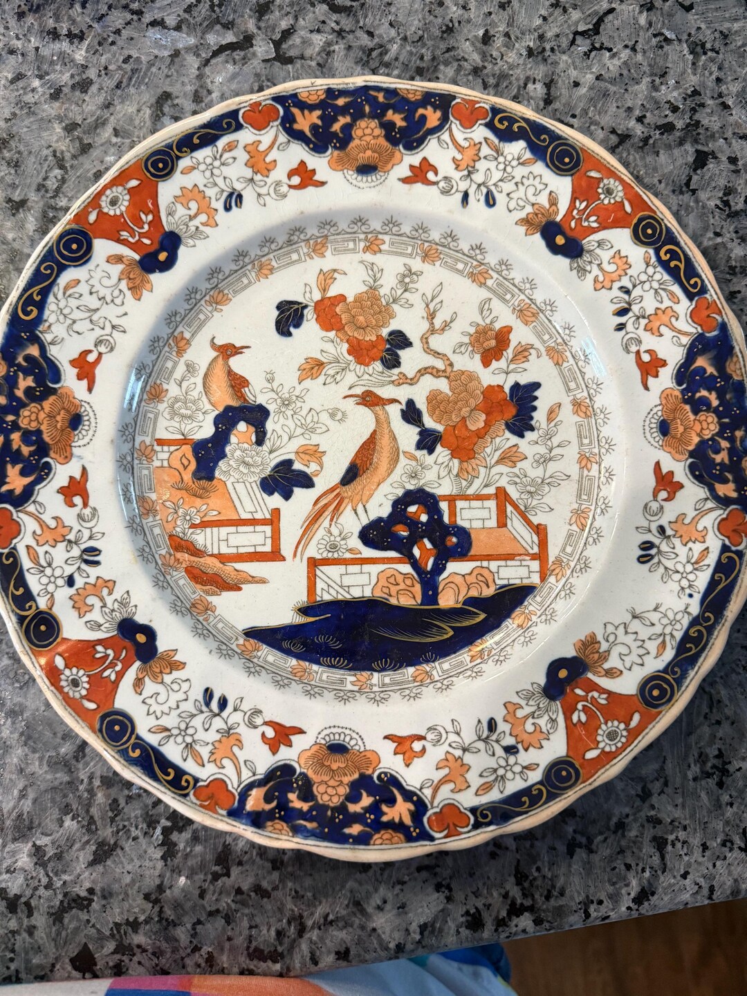 English Vintage Masons Plate Pheasant Design, Country Living, Cottage ...