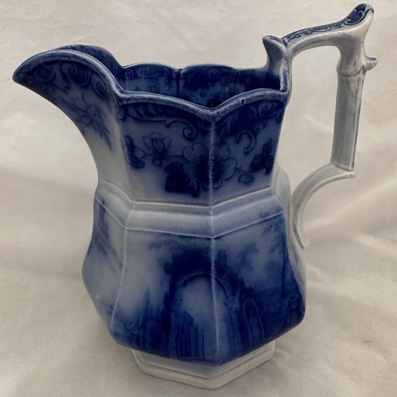 Flow Blue Pitcher - Etsy