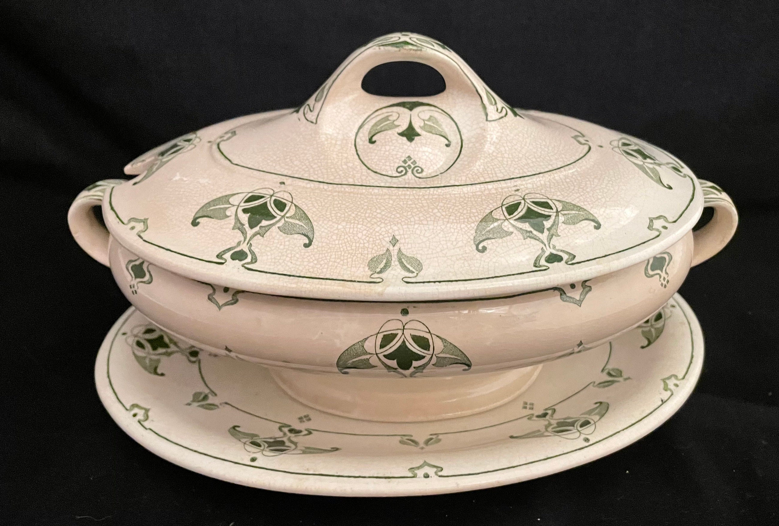 Vintage English Transferware Albion Pottery Mayfair Sauce Boat With Lid ...