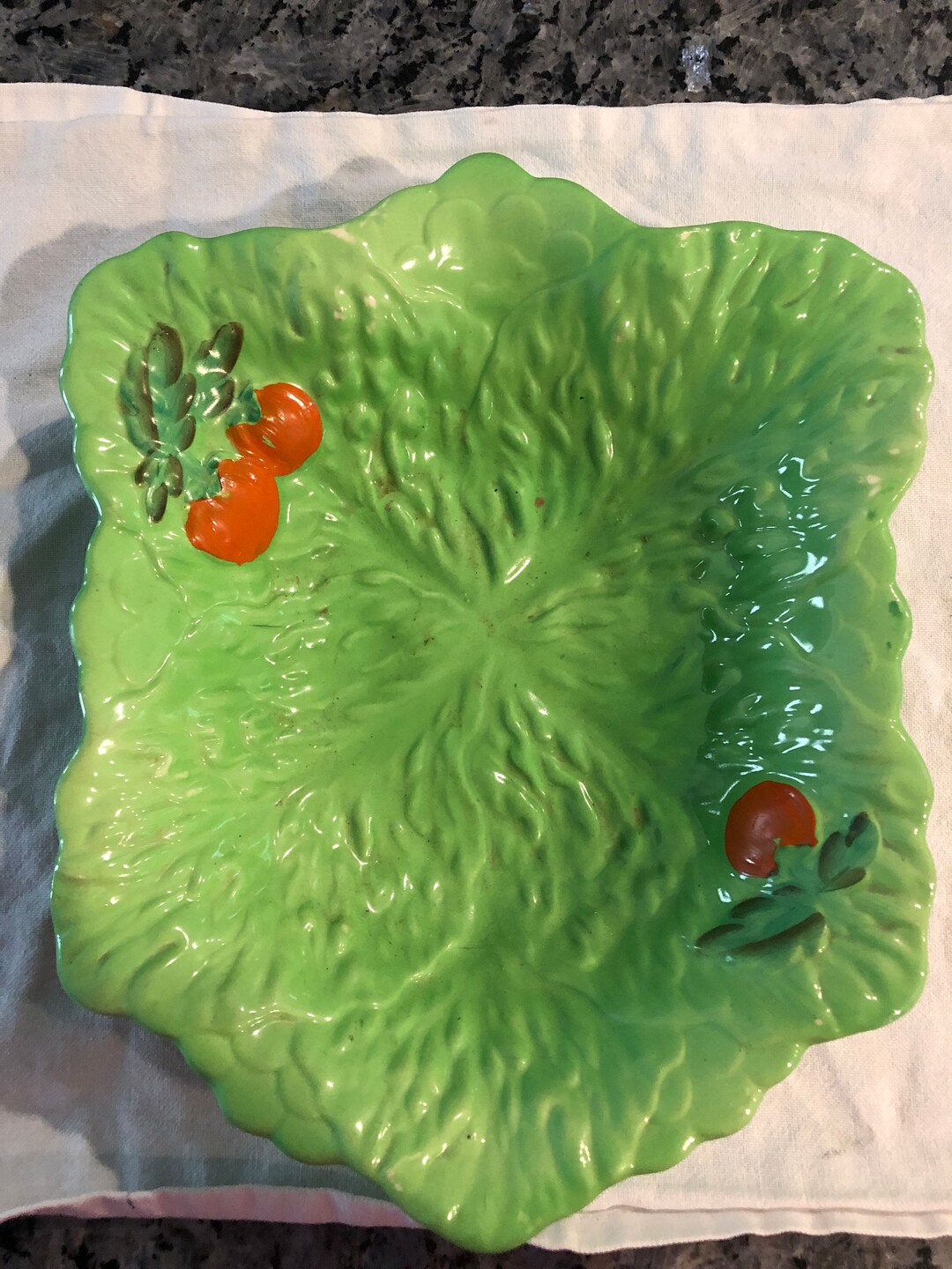 Vintage English Beswick Lettuce Dish With Tomatoes - Etsy